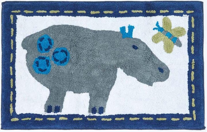 Homescapes Cotton Tufted Washable Hippo Children Rug - ShopStyle