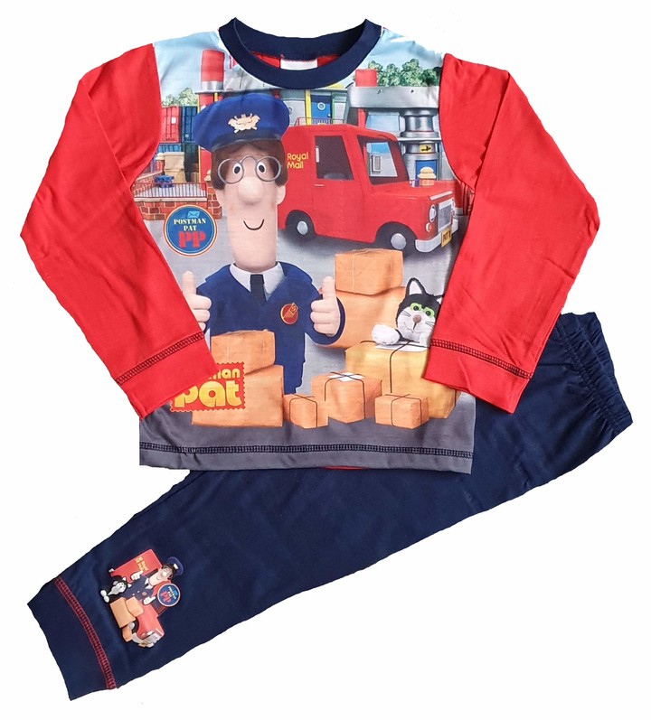 Tdp Boys Postman Pat Pyjamas Set Kids Postman Pat Sleepwear Age 18 ...