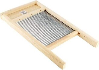 Behrens Galvanized Steel & Wood Frame Washboard Scrubbing Surface for ...
