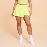 Blogilates Blogilate Women' Cri Cro Slit High-Rie Skort - Lime S ...