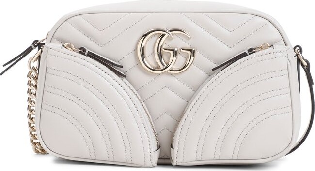 Gucci Logo Plaque Quilted Shoulder Bag - ShopStyle