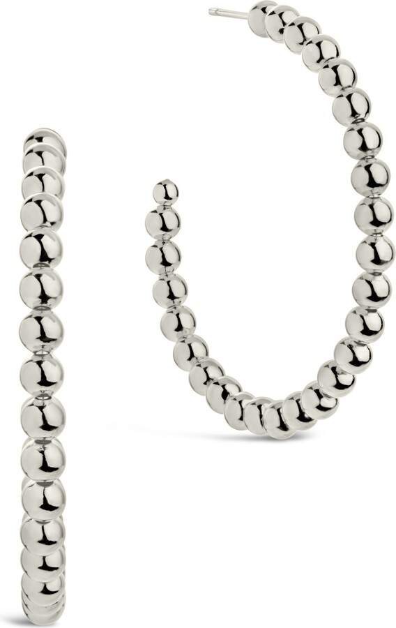 Sterling Forever Brooke Bubble Hoops - ShopStyle Earrings