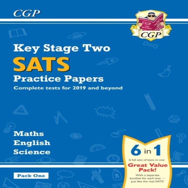 CGP Books KS2 Complete SATS Practice Papers Pack 1: Science, Maths ...