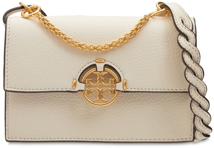 Tory Burch Mini Miller leather cross body bag - ShopStyle