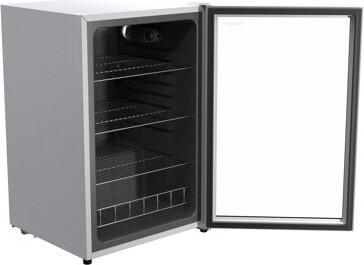 Husky 131L Beverage Refrigerator 4.6 Cu. ft. Freestanding Mini Fridge ...