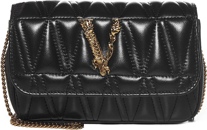 Versace Mini 'virtus' Crossbody Bag - ShopStyle