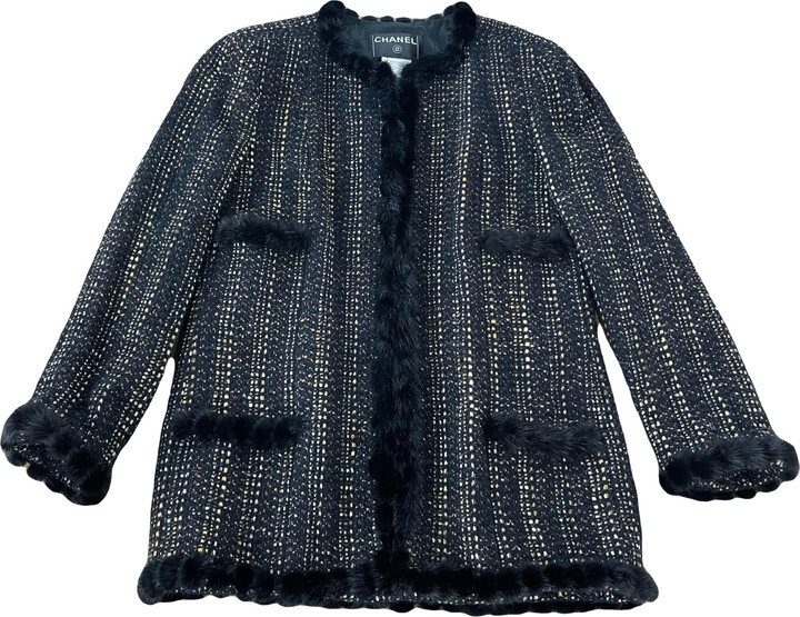 Chanel La Petite Veste Noire tweed jacket - ShopStyle Vests