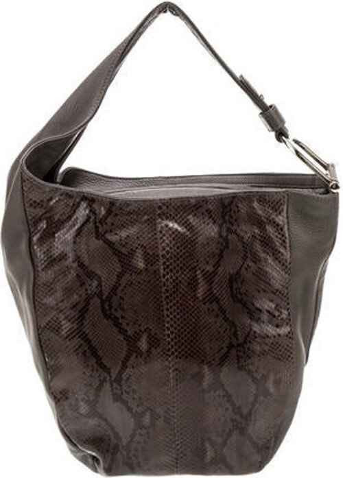 Gucci Medium Python Greenwich Shoulder Bag - ShopStyle