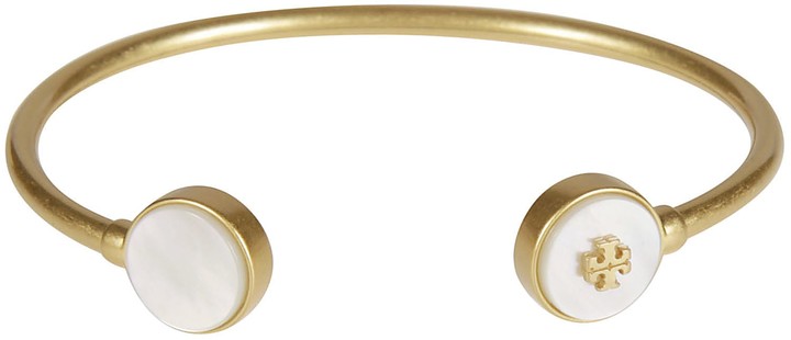 Tory Burch Semi-precious Open Cuff Bracelet - ShopStyle