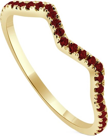 Sabrina Designs 14K 0.31 Ct. Tw. Ruby Zig-Zag Ring - ShopStyle