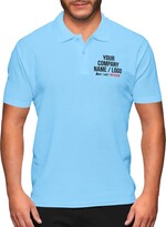 Purple Print House Personalised Work Polo Shirt Your Company Logo Image ...