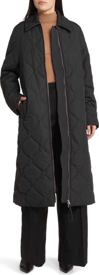 COS Quilted Long Jacket - ShopStyle