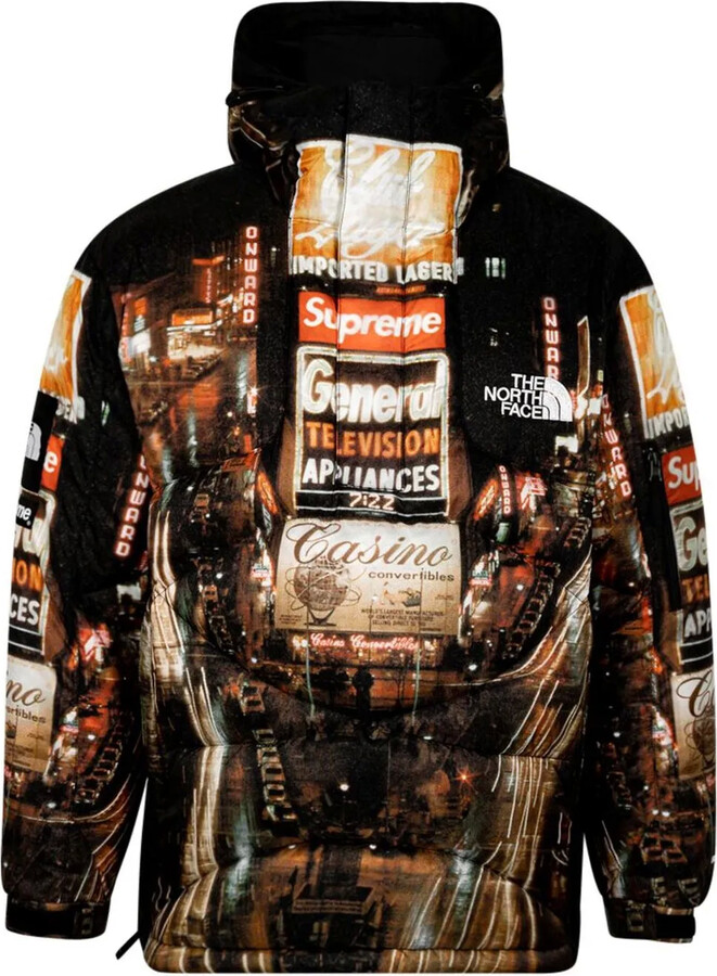 Supreme x The North Face 800-fill half zip hoodie - ShopStyle