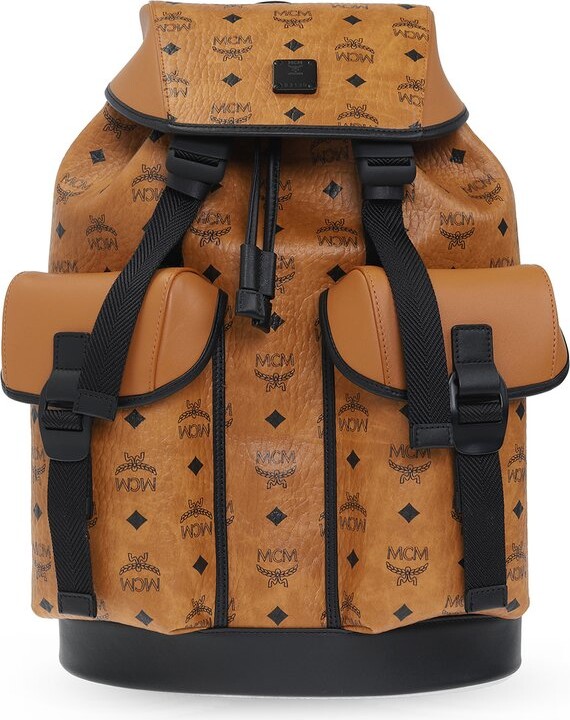 MCM Brandenburg Monogram Print Medium Backpack - ShopStyle