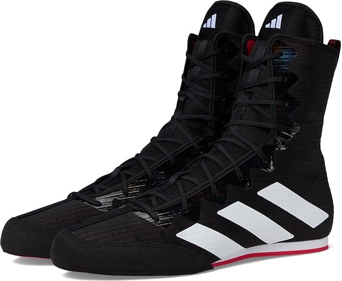 adidas Box Hog 4 Shoes Black/White/Pure Ruby : Men's 11 - Women's 12 ...