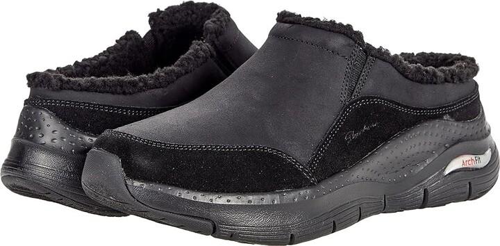 Skechers Arch Fit - Quick Escape (Black/Black) Women's Shoes ...