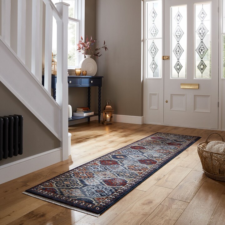 Dunelm Esin Traditional Runner Blue - ShopStyle Decor