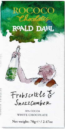 Rococo Frobscottle & Snozzcumber White Chocolate Bar Inspired By Roald ...