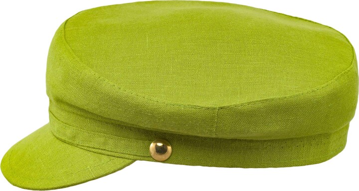 Sterkowski Pireus Cap | 100% Linen Sailor Hat | Vintage Barge Cap ...