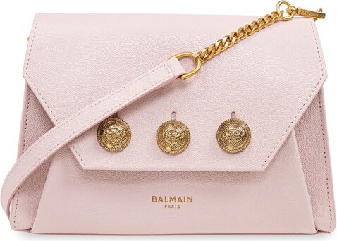 Balmain Emblème Flap Shoulder Bag - ShopStyle
