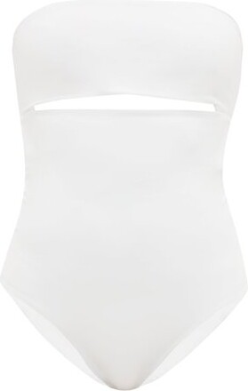 JADE SWIM Highlight Strapless Cutout Swimsuit - ShopStyle