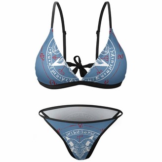 Symm Demon Baphomet Satanic Goat Head-1 Sexy Swimwear Bathing Suit ...