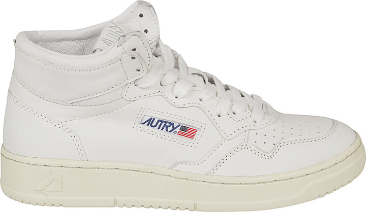 AUTRY Logo Patched High Sneakers - ShopStyle