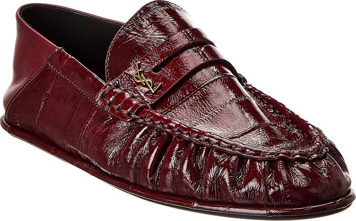 Saint Laurent Le Loafer Leather Slipper - ShopStyle Pumps