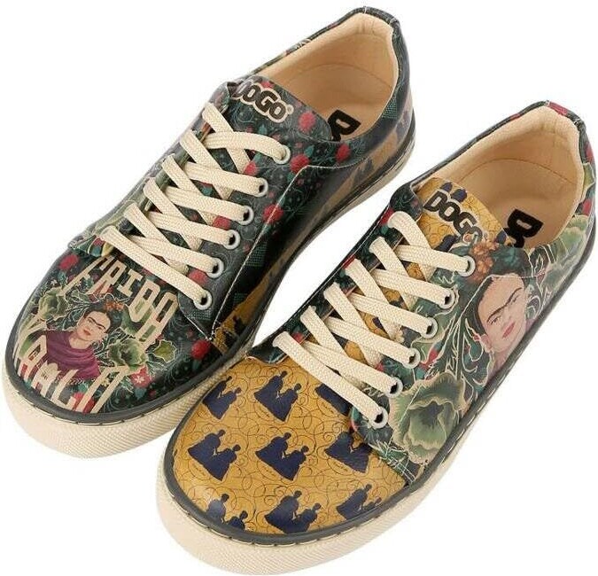 DOGO Frida’s World%100 Vegan Women Sneakers (Numeric_7) Multicolor ...