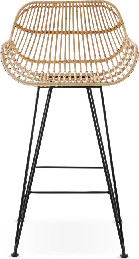 Dunelm Nirvana Bar Height Stool, Rattan Nirvana Natural - ShopStyle