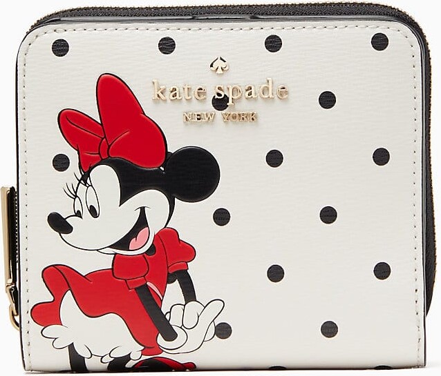 Kate Spade Disney X New York Minnie Mouse Zip Around Wallet - ShopStyle