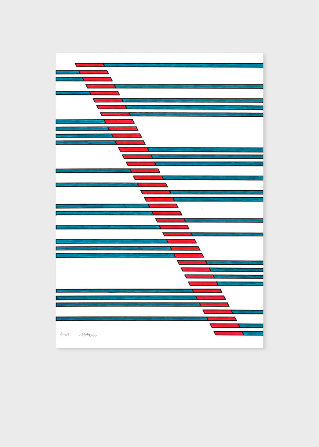 Paul Smith 'Underlined', 2023, Original Drawing by Amer Musa ...