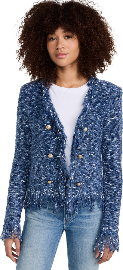 L'Agence Azure Cardigan Blazer - ShopStyle