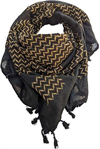 Hirbawi Premium Arabic Scarf 100% Cotton Shemagh Keffiyeh 47"x47" Arab ...