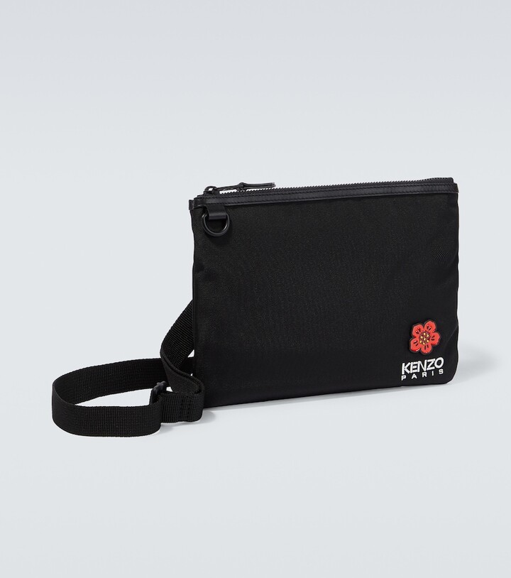 Kenzo Logo shoulder bag - ShopStyle