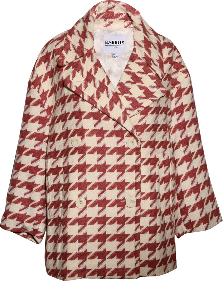 Barrus London - Tartan Double Breasted Coat With 4 Button - ShopStyle