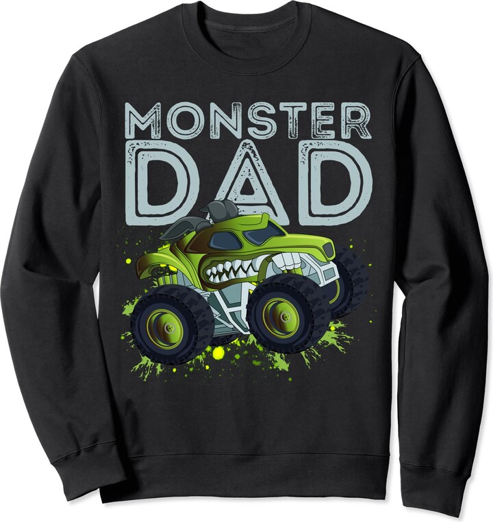 Father's Day Monster Truck Family Daddy Apparel Family Matching Monster ...