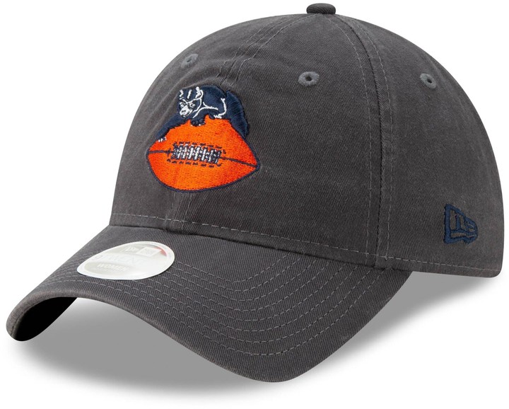 New Era Women's Graphite Chicago Bears Throwback Logo Core Classic ...
