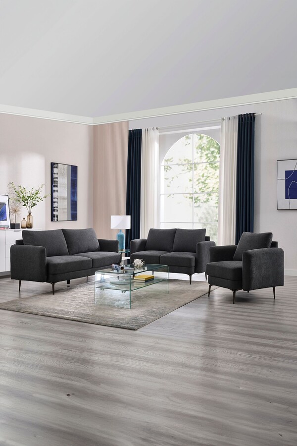 More4Homes Sofia 1+2+3 Seater Fabric Sofa Set - ShopStyle Sectionals