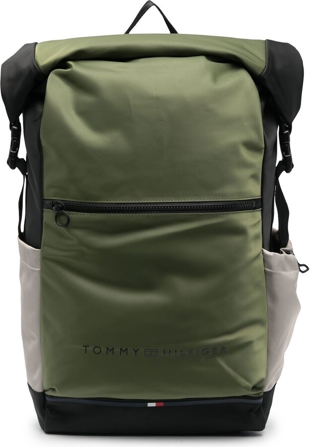 Tommy Hilfiger Foldover-Top Logo Backpack - ShopStyle