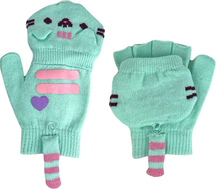 Culture Fly Pusheen Cat Mittens Convertible to Fingerless Gloves ...