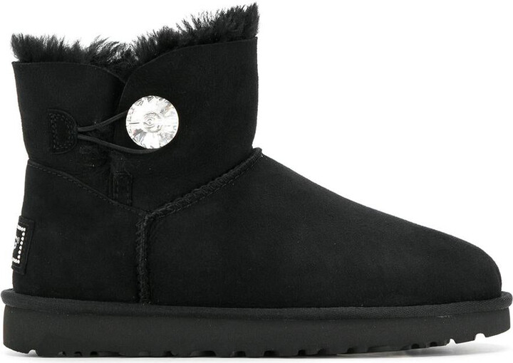 UGG Mini Bailey Button Bling boots - ShopStyle