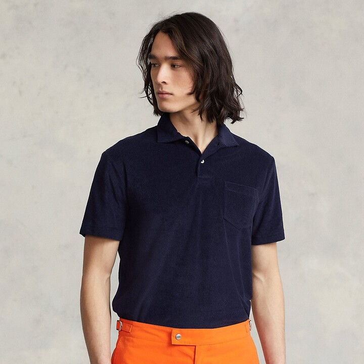 Ralph Lauren Custom Slim Fit Terry Polo Shirt - ShopStyle