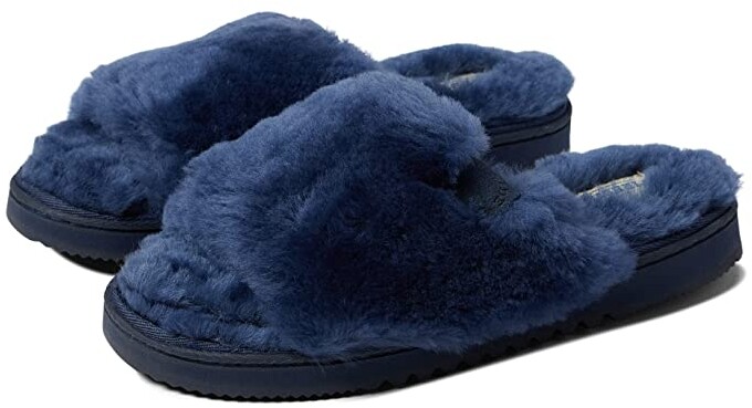 FIRESIDE by Dearfoams Cairns Genuine Shearling Slide - ShopStyle Slippers