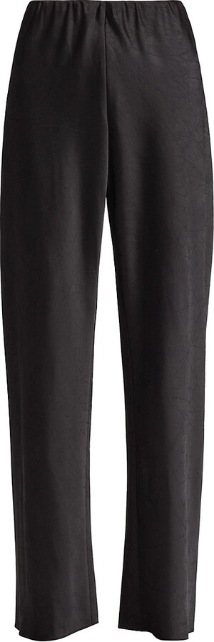 Vince Satin High-Rise Pants - ShopStyle