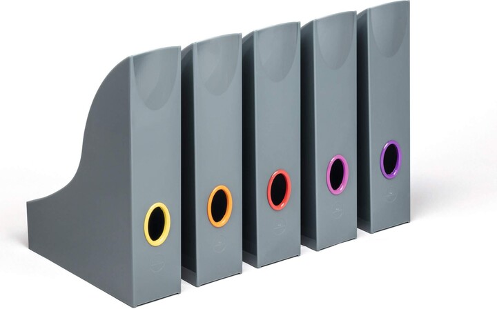 Durable VARICOLOR Magazine Rack Document Desk File Organiser - 5 Pack ...