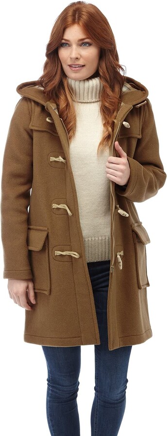 Original Montgomery Women's Classic Fit Duffle Coat with Wooden Toggles ...