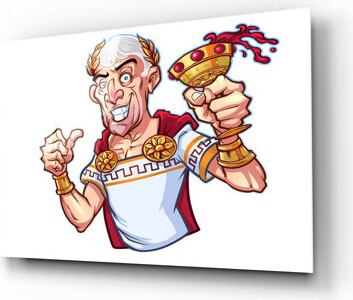 Trinx Julius Caesar Full Color Character On Plastic / Acrylic by ...