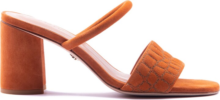 ATANA - Quilted Croc Mule 75 Sienna Suede - ShopStyle