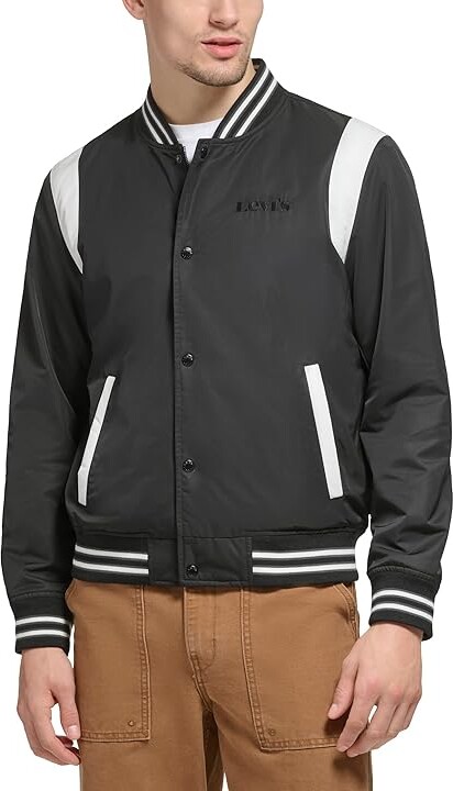 Levi's Varsity Bomber Jacket (Black) Men's Jacket - ShopStyle